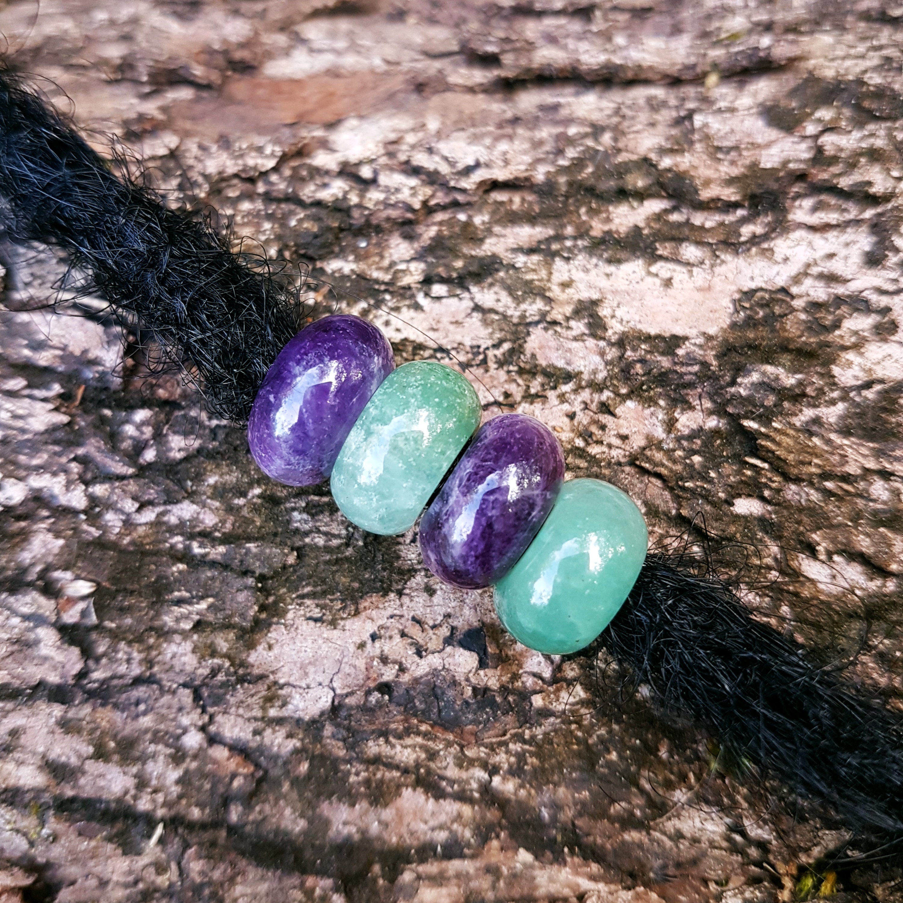 Gemstone Dreadlock Beads