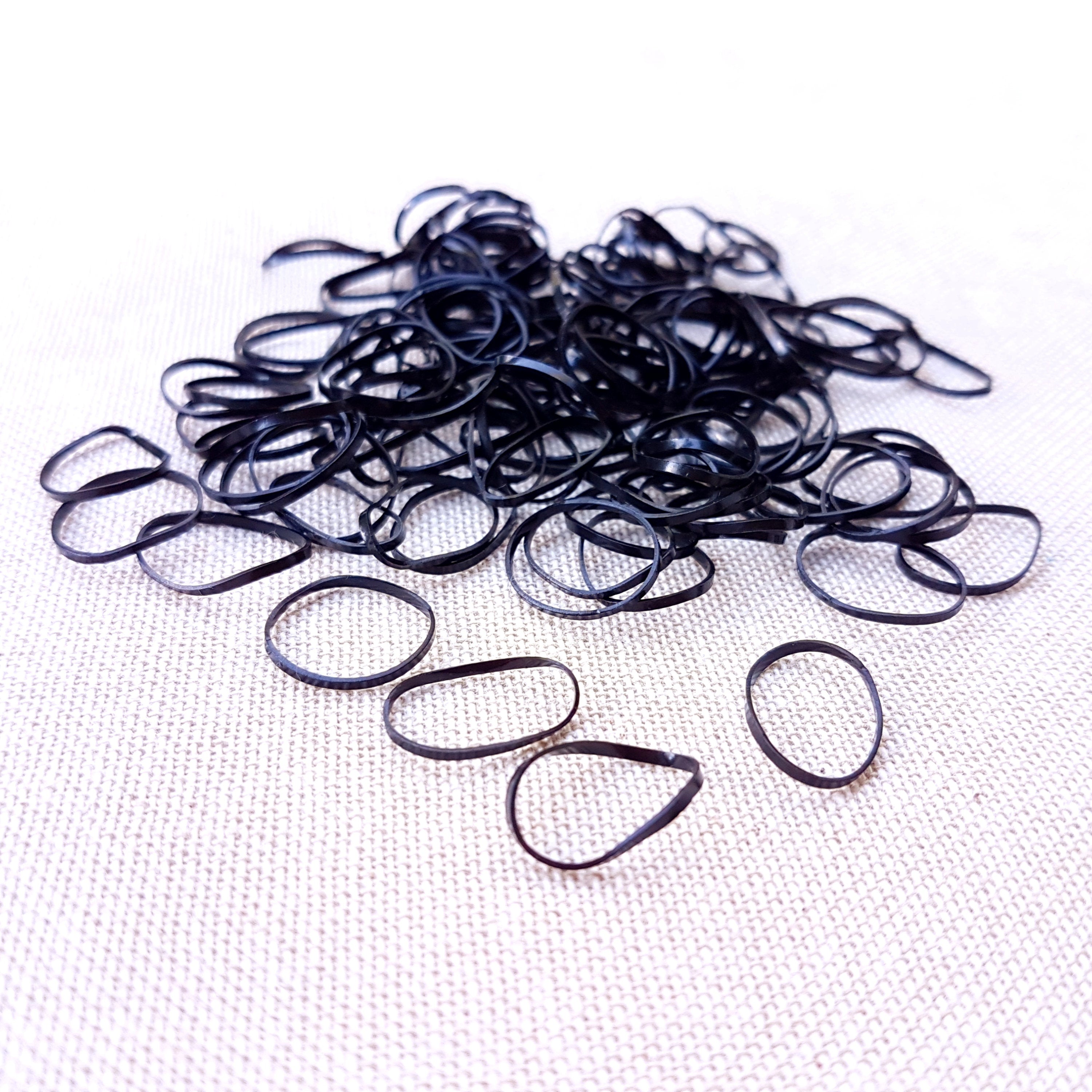 Mini Rubber Dreadlock Bands | Pack of 200