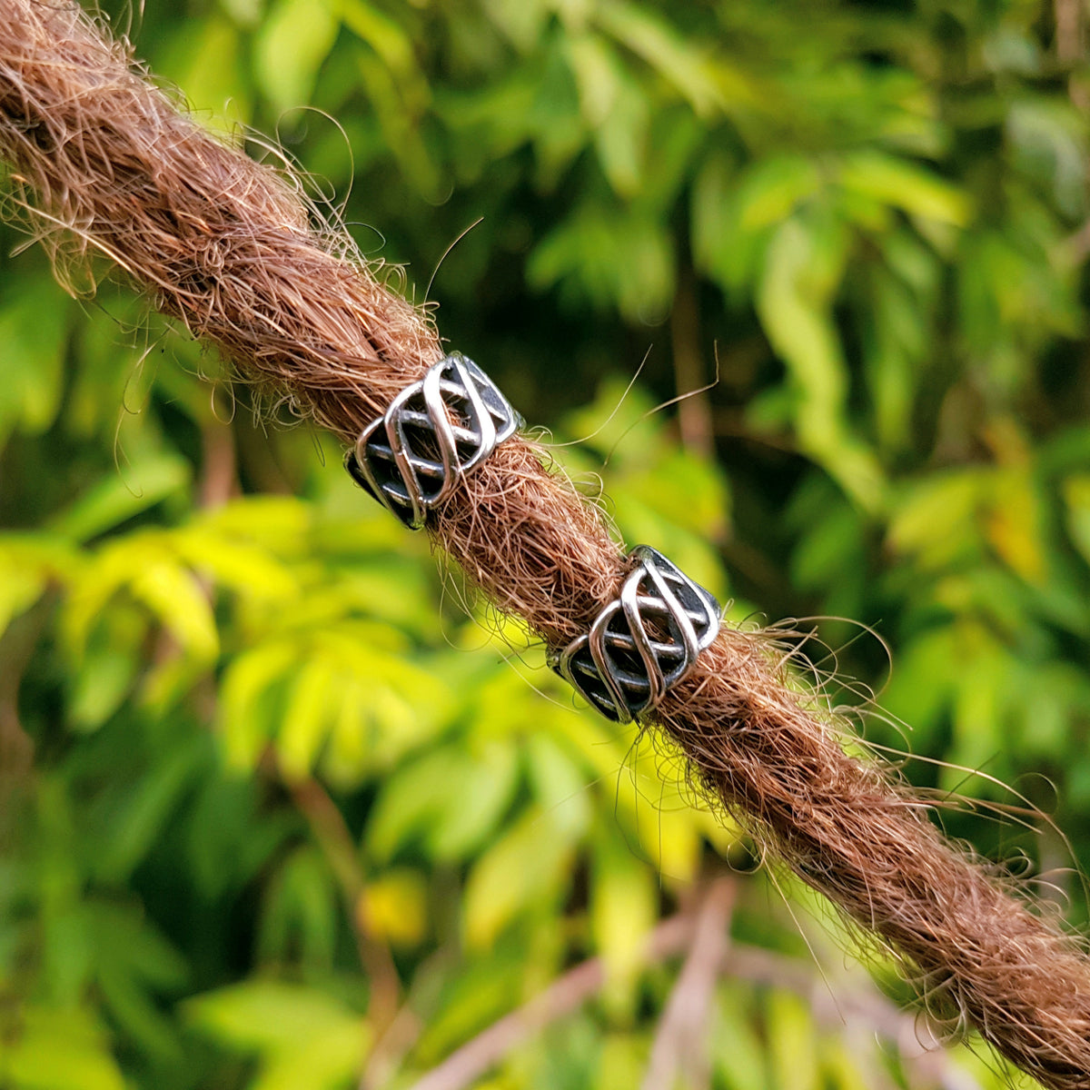 Celtic Dread Ring Pair | 9mm hole – Dreadlock Shop Australia